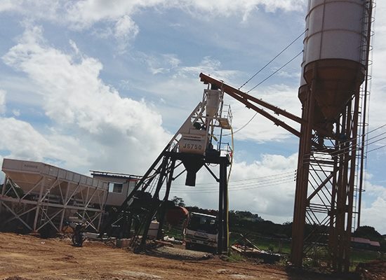 Hopper Lift Concrete Batching Plant HZS-75 - Hopper Lift Concrete ...