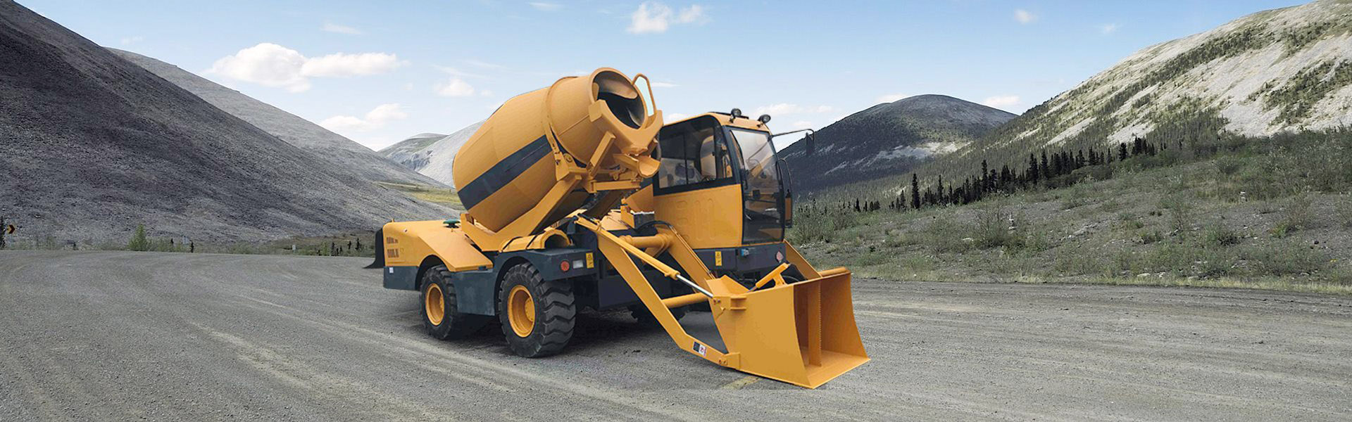 Self Load Concrete Mixers SR-3500 - Self Loading Concrete Mixer ...